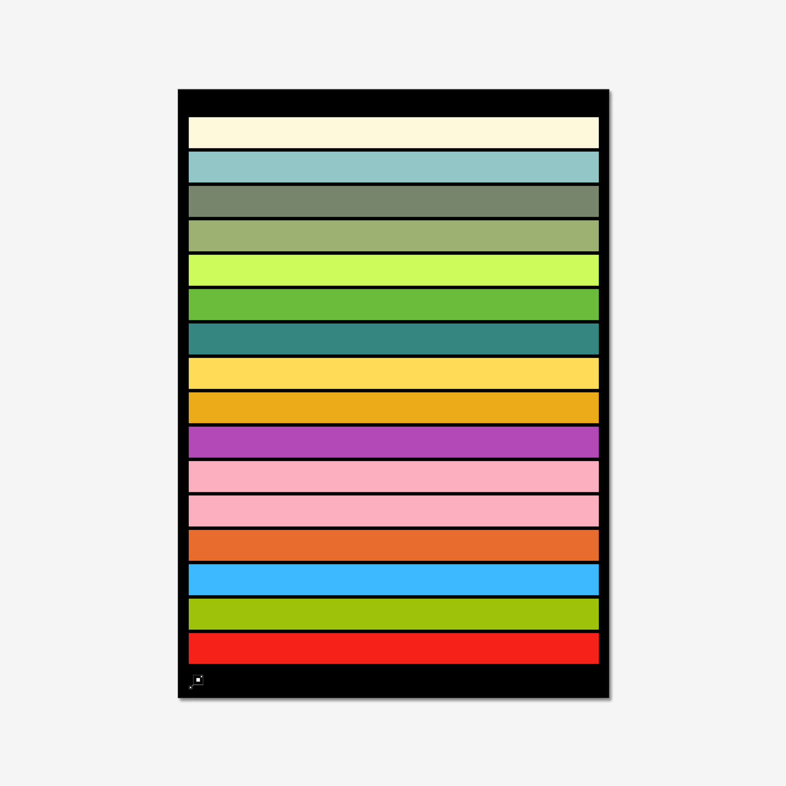 Custom Colour Palette Stripes | Digital Download