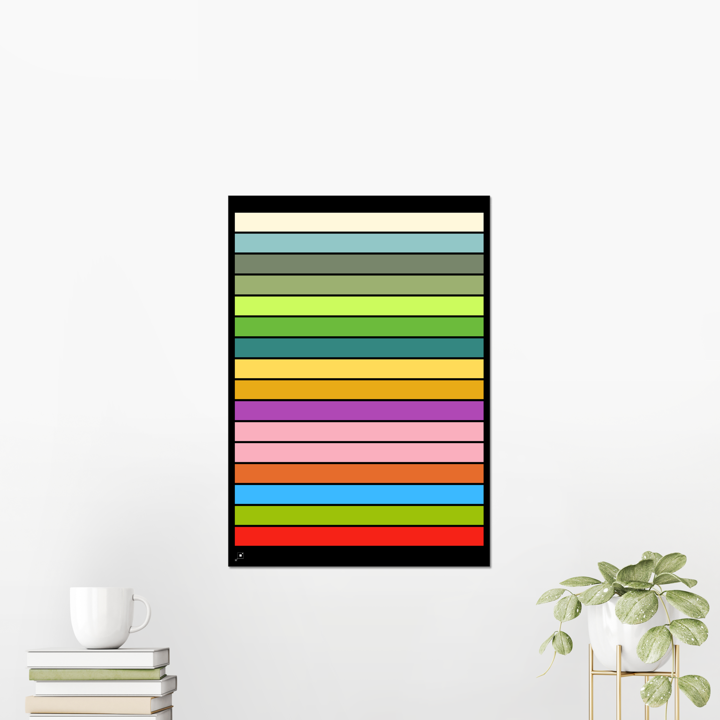 Custom Colour Palette Stripes | Digital Download